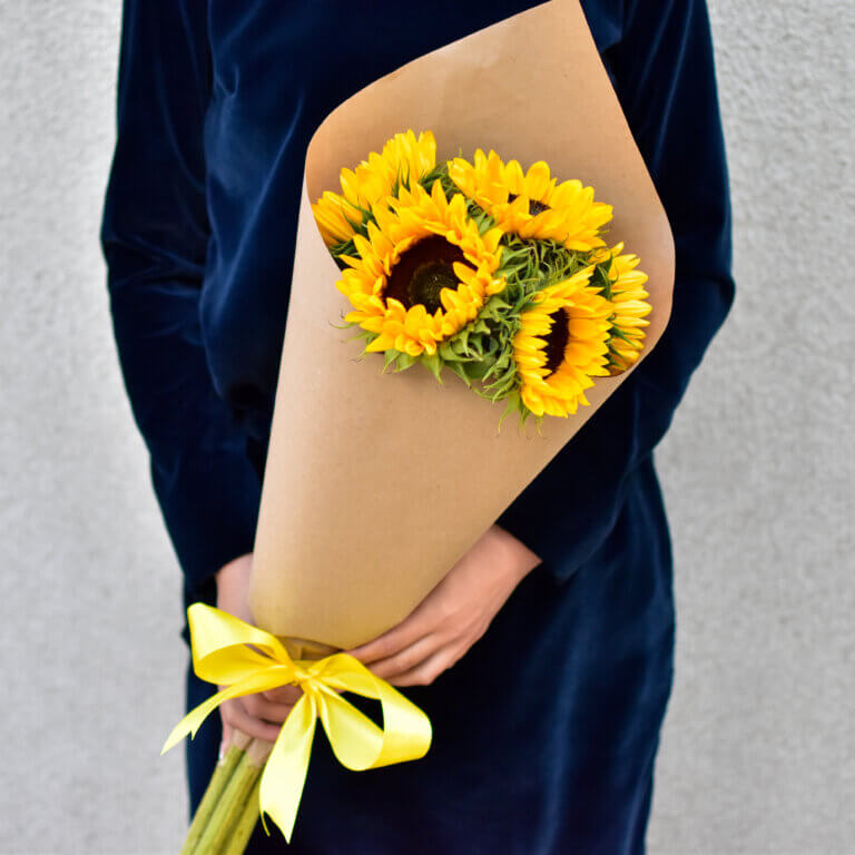 Saulėgrąžos | Saulėgrąžų pukštės Vilniuje | Gintarės Gėlės