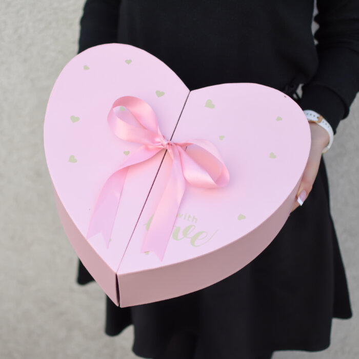 Rožių dėžutė „Rožinė svajonė“ | Gėlių pristatymas Vilniuje | GintarėsGėlės