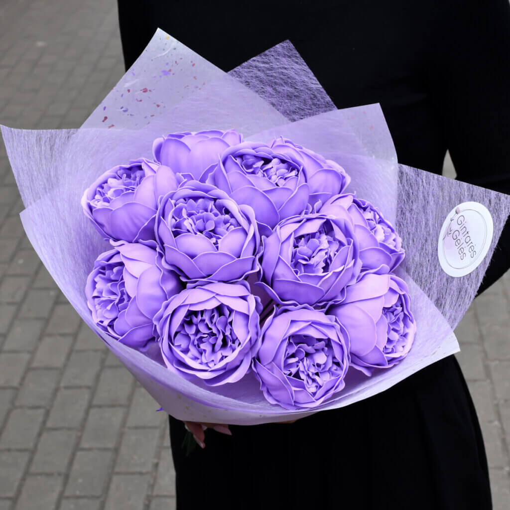 Muilo gėlės | Kvepiančios gėlės iš muilo | Pristatymas Vilniuje