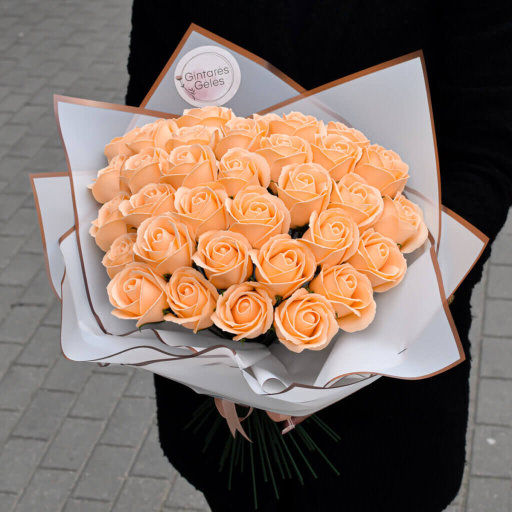 Muilo gėlės | Kvepiančios gėlės iš muilo | Pristatymas Vilniuje